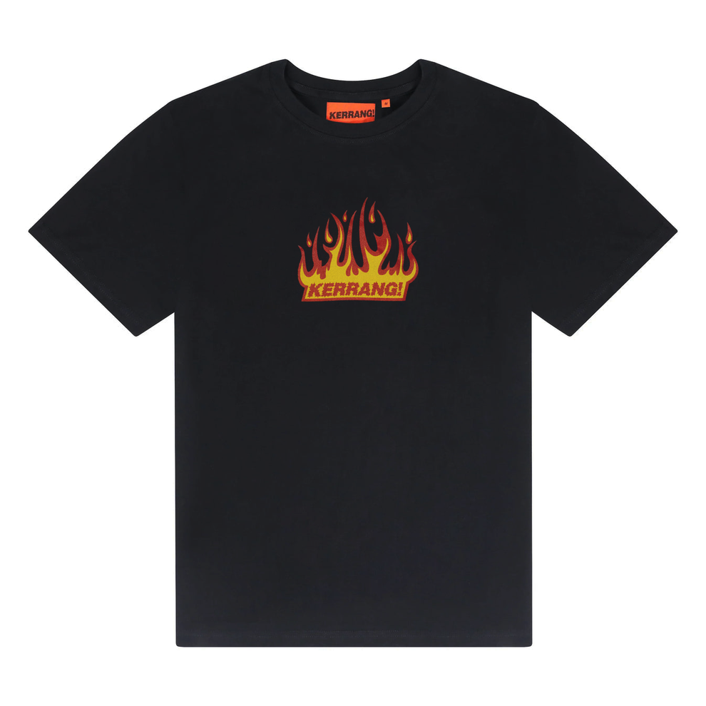 Flame T-Shirt (Black) – KERRANG