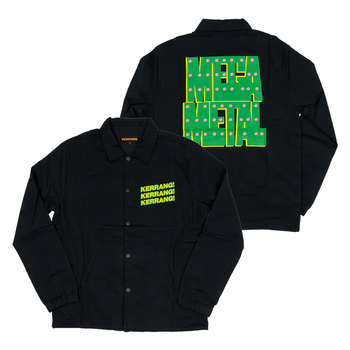 Mega Metal Coach Jacket (Black) – KERRANG